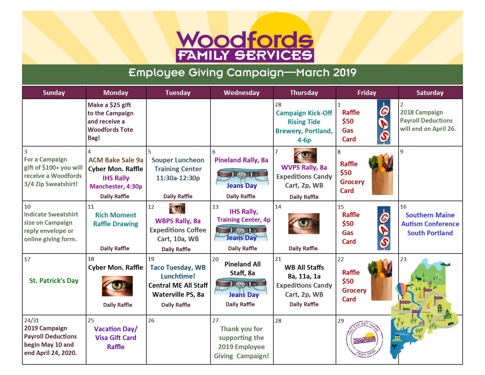 Employee Giving Campaign | Woodfords Family Services